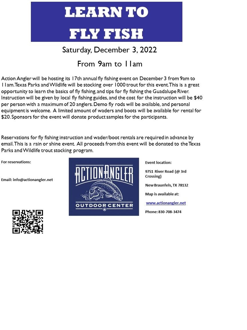 17th annual learn to Fly Fish - NEW BRAUNFELS FLY FISHING CLUB